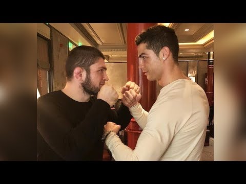 Cristiano Ronaldo ve Müslüman Boksör Khabib Nasıl Bir Araya Geldiler...