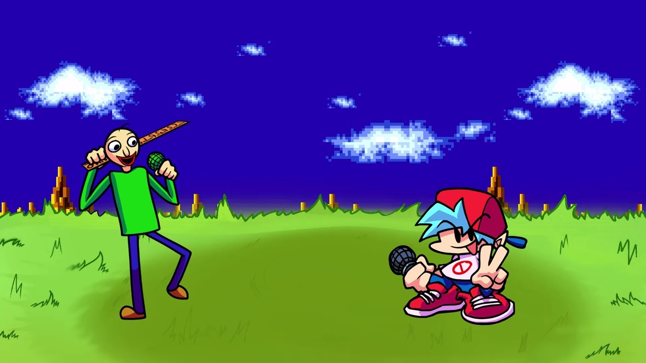 [FNF] Chasing but Baldi and Boyfriend sing it - YouTube