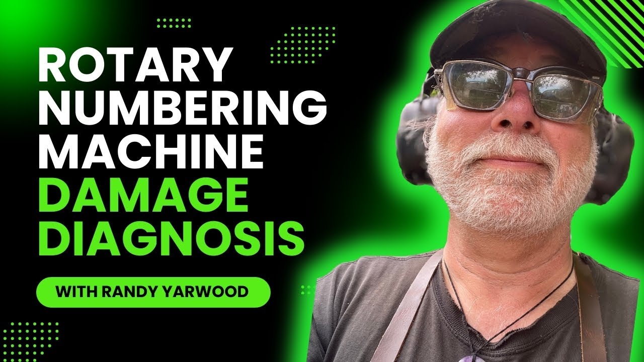 Ep 4. Rotary Numbering Machine Damage Diagnosis - YouTube