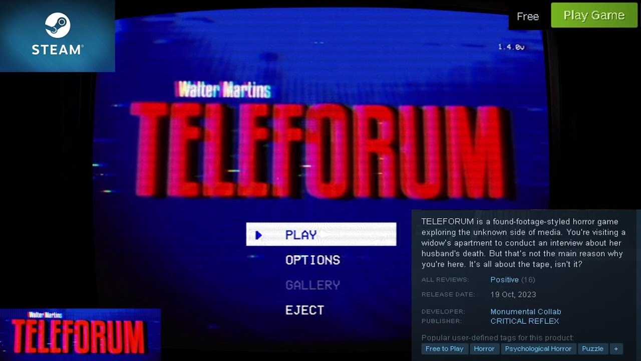 Teleforum Gameplay (5 Minutes+)New Free Game on Steam #freegames # ...