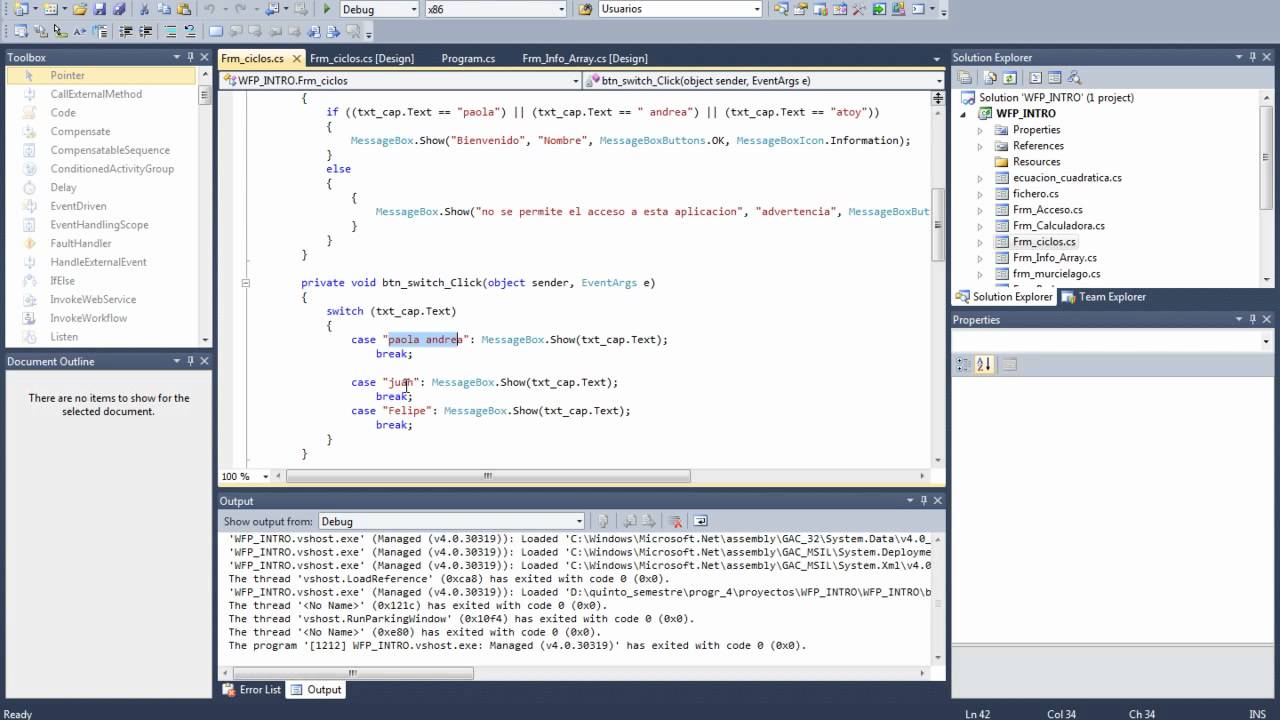 Ciclos En C# - YouTube