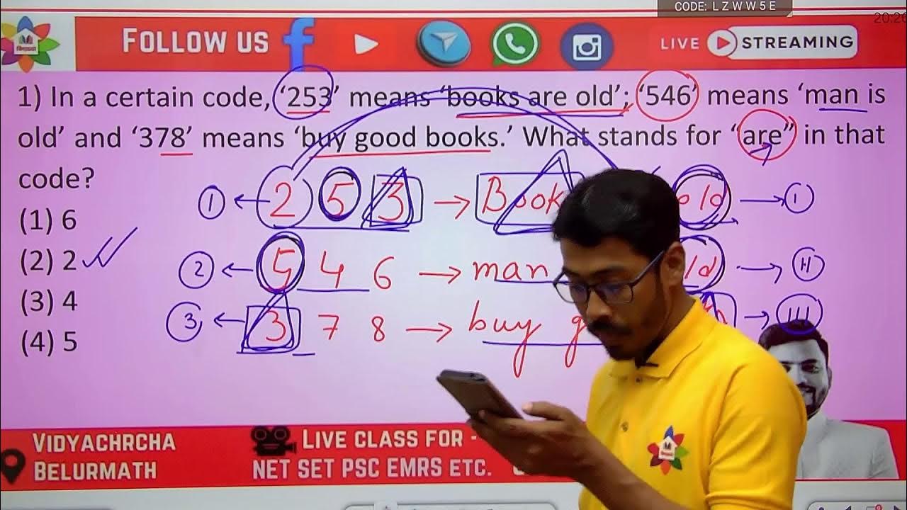 Reasoning Coding - Decoding | NET, SET, JRF, BPSC - 2025 | Math Short Tricks By - Titab Roy Sir ...