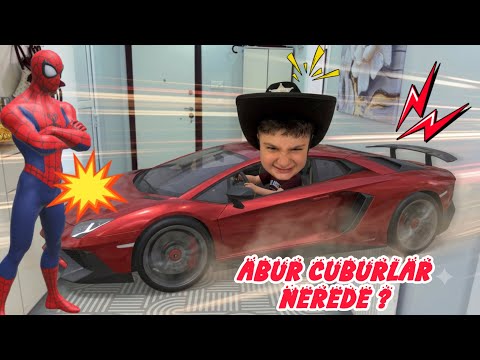POYRAZ VE ÖRÜMCEK ADAM KIRMIZI LAMBORGHİNİ İLE ABUR CUBURLARI ARIYOR !!