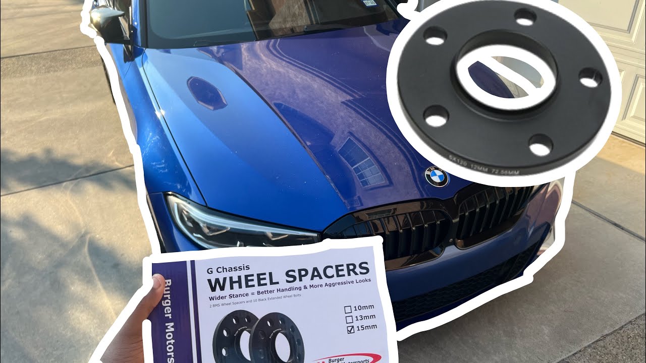 Installing 15MM Spacers on my BMW M340 ️ - YouTube