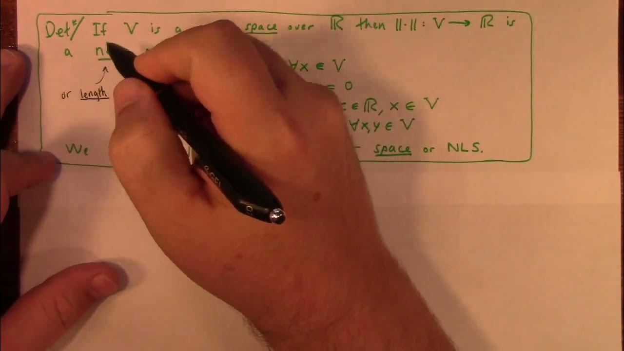 Topology: Lecture 7: metric spaces - YouTube