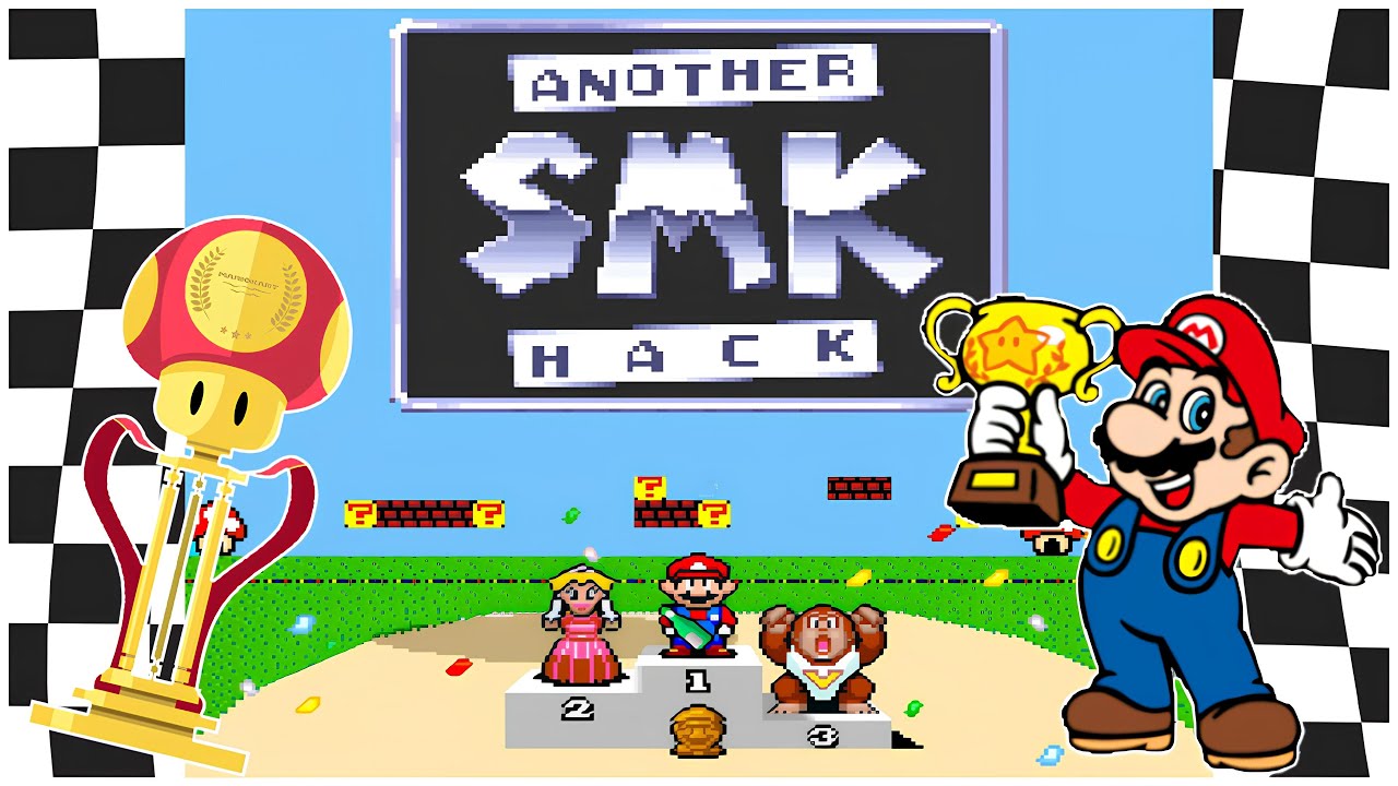 Another SMK Hack (All Cups - 150cc) | Super Mario Kart Hack (SNES ...