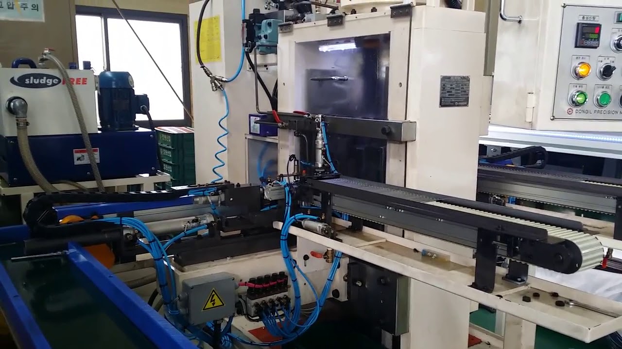 DIL RACK -250 thread rolling machine, 전조기, 동일정기 - YouTube