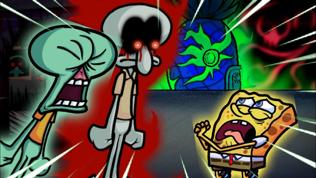 FNF VS TRICKY SQUIDWARD - FNF TRICKWARD FUNKIN MOD VS BF FULL WEEK ...