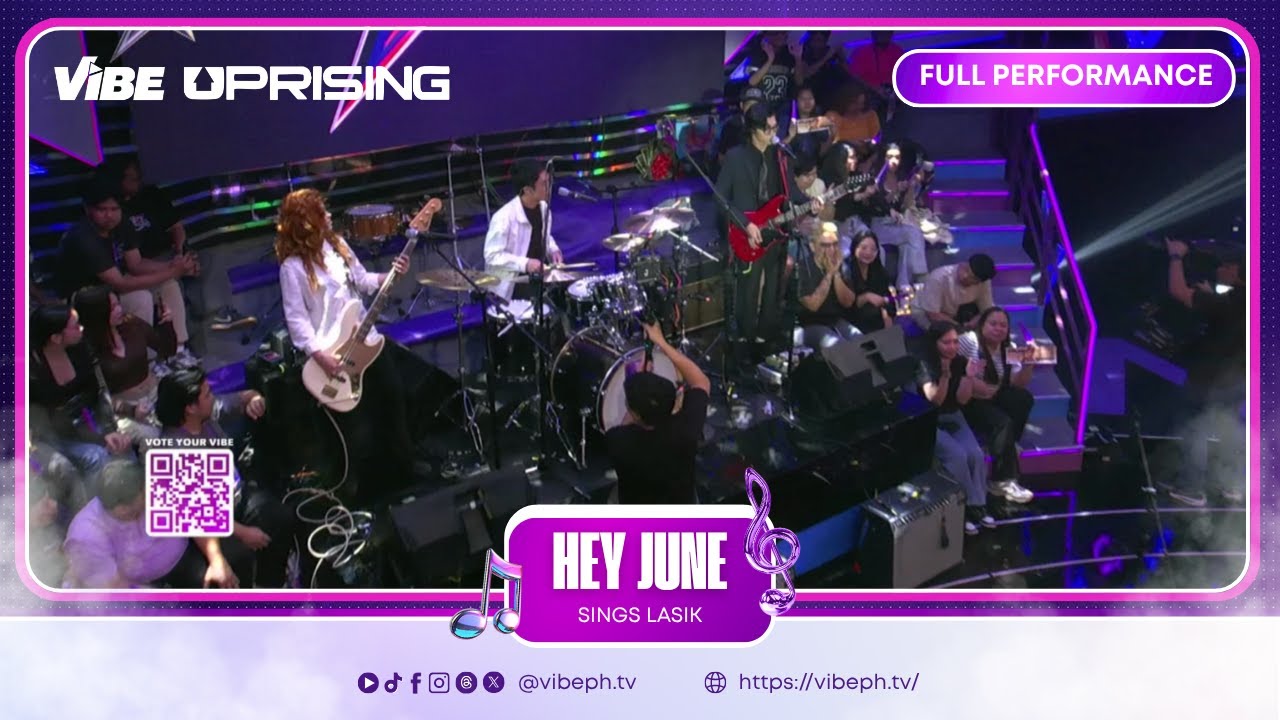 VIBE PH | Hey June performs “Lasik” | Uprising Performance - YouTube