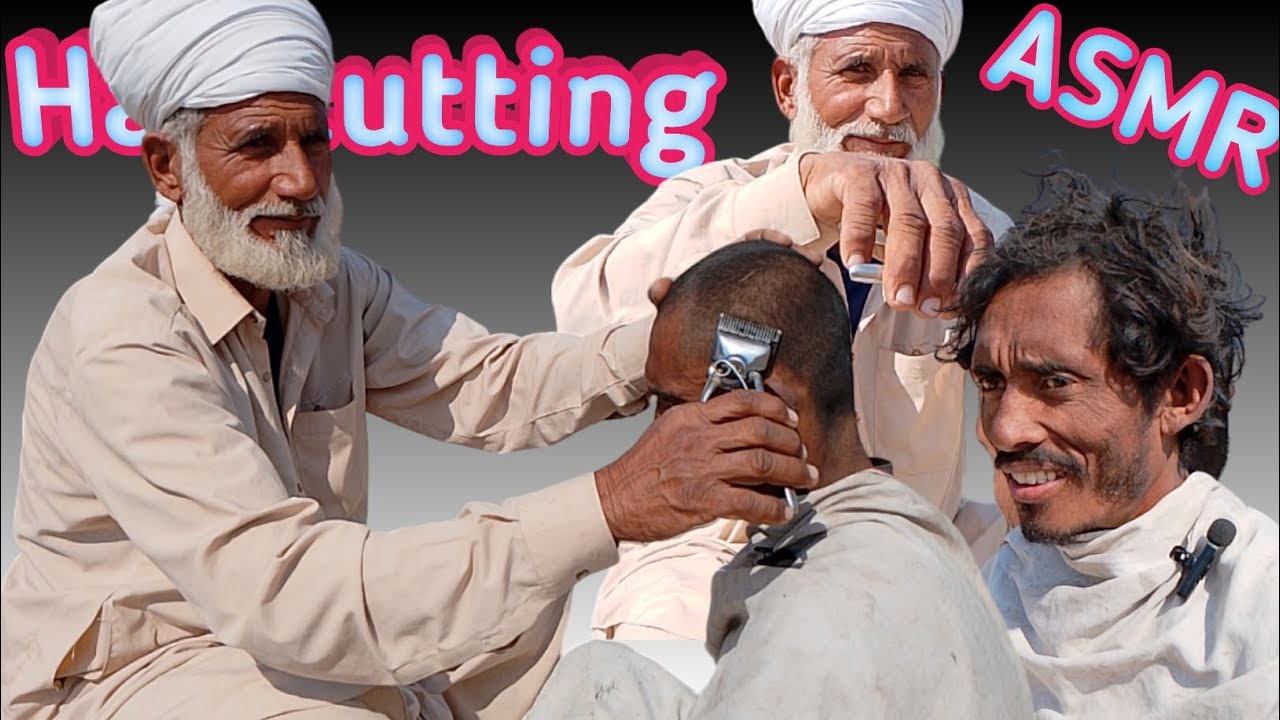 ASMR Fast Head Shave with Barber Old ️ [ASMR Machine Cutting]🪒 - YouTube