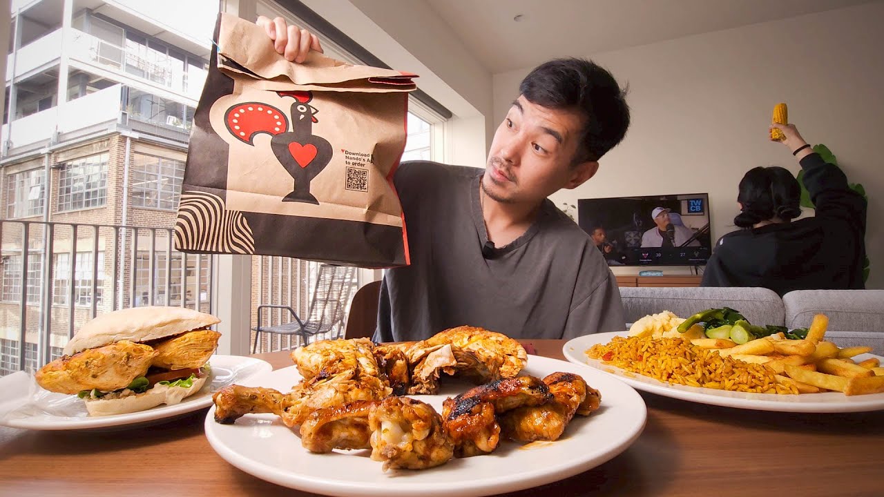 First time trying Nando's - Is it worth the hype? - YouTube