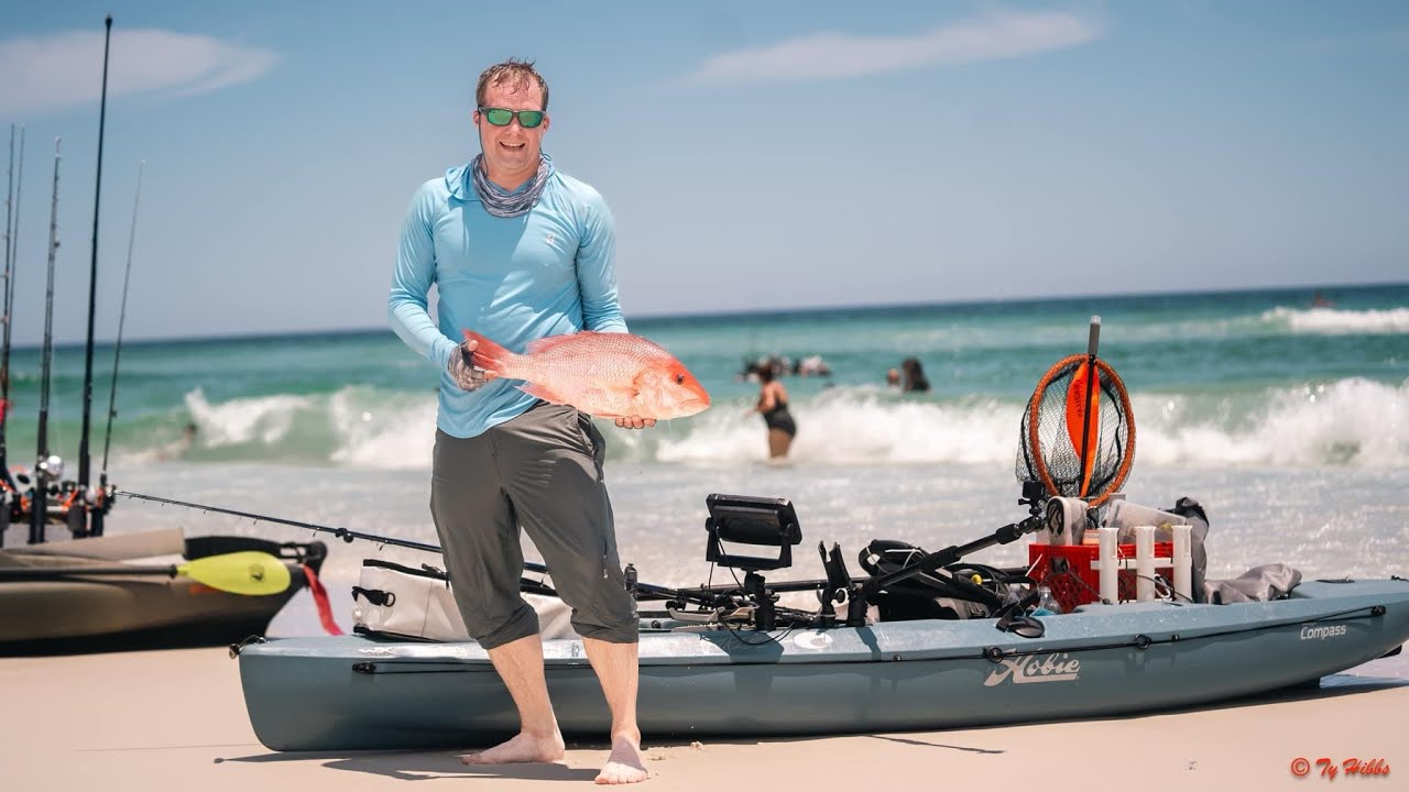 Kayak fishing Navarre Florida, Red snapper and Trigger Fish ...