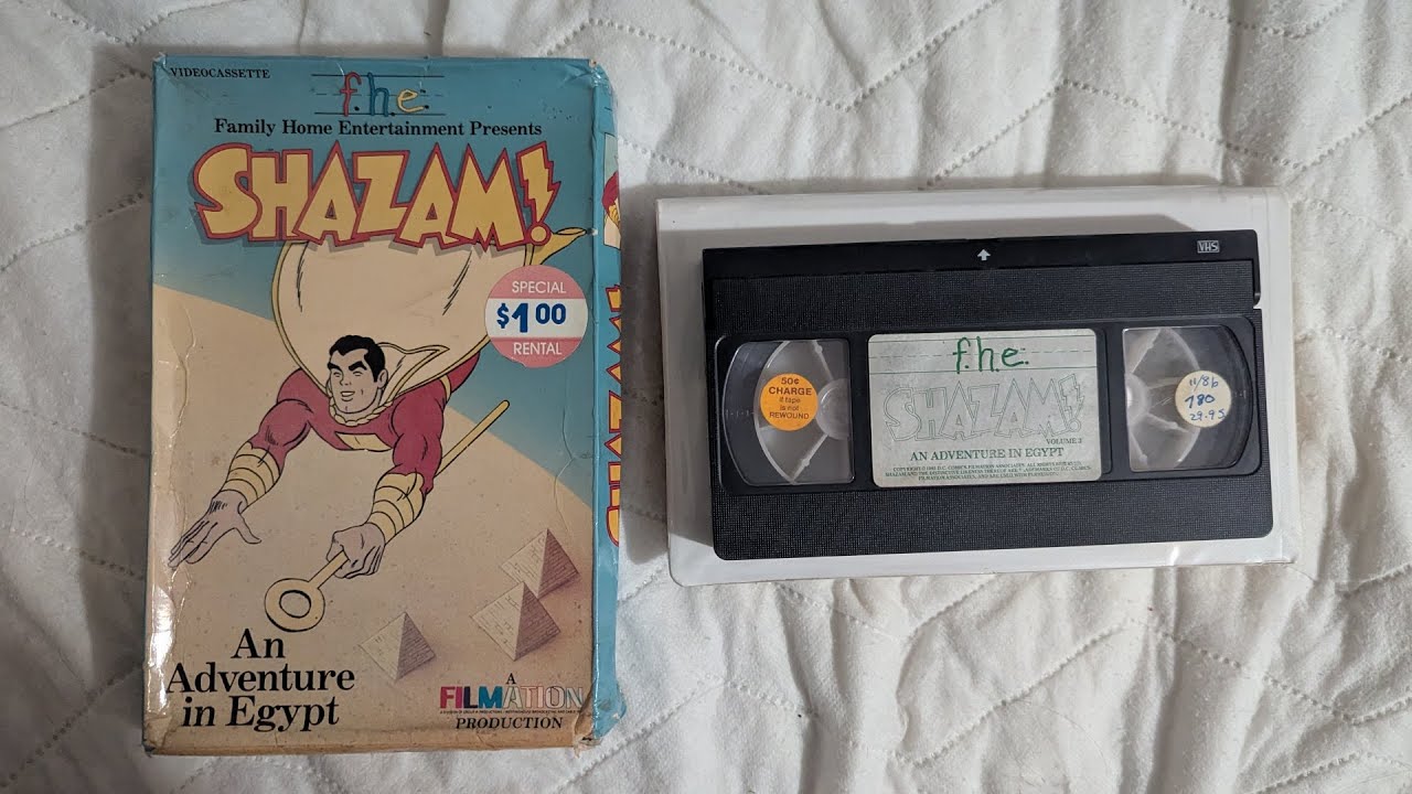 [FULL VHS TAPE] Shazam Volume 3- An Adventure in Egypt 1984 Family Home ...