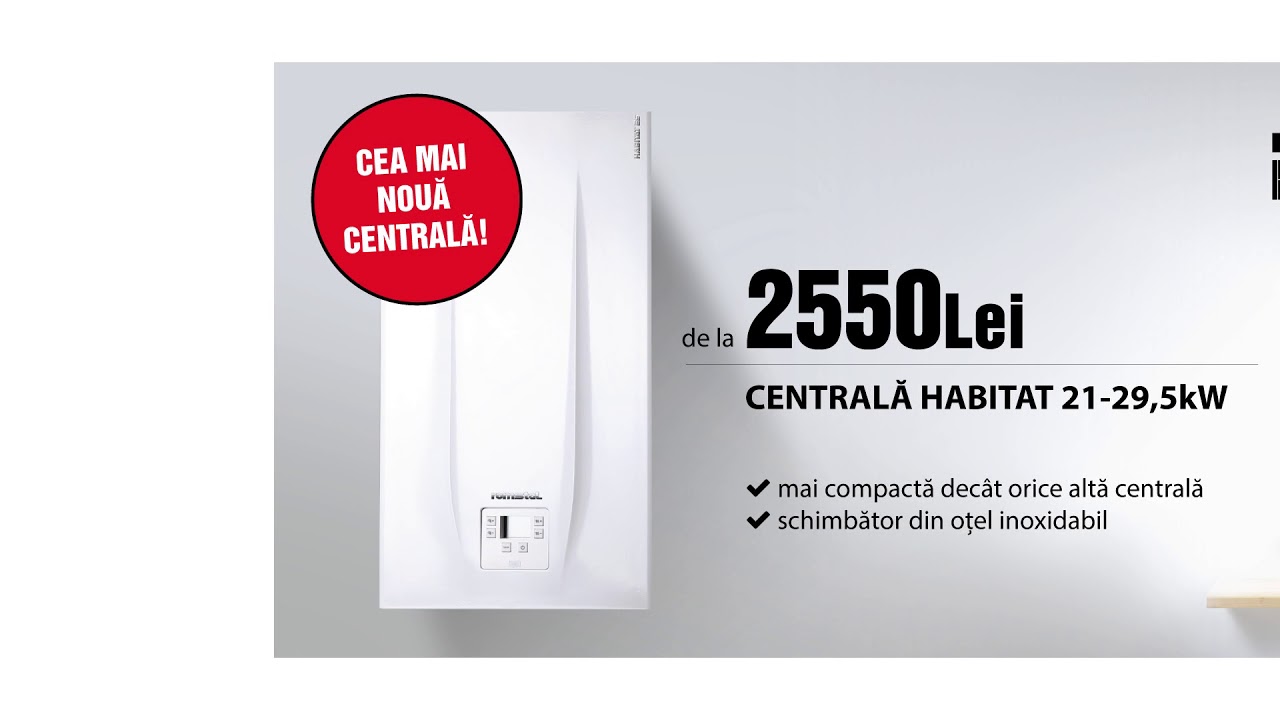 Centrala Romstal Habitat - YouTube