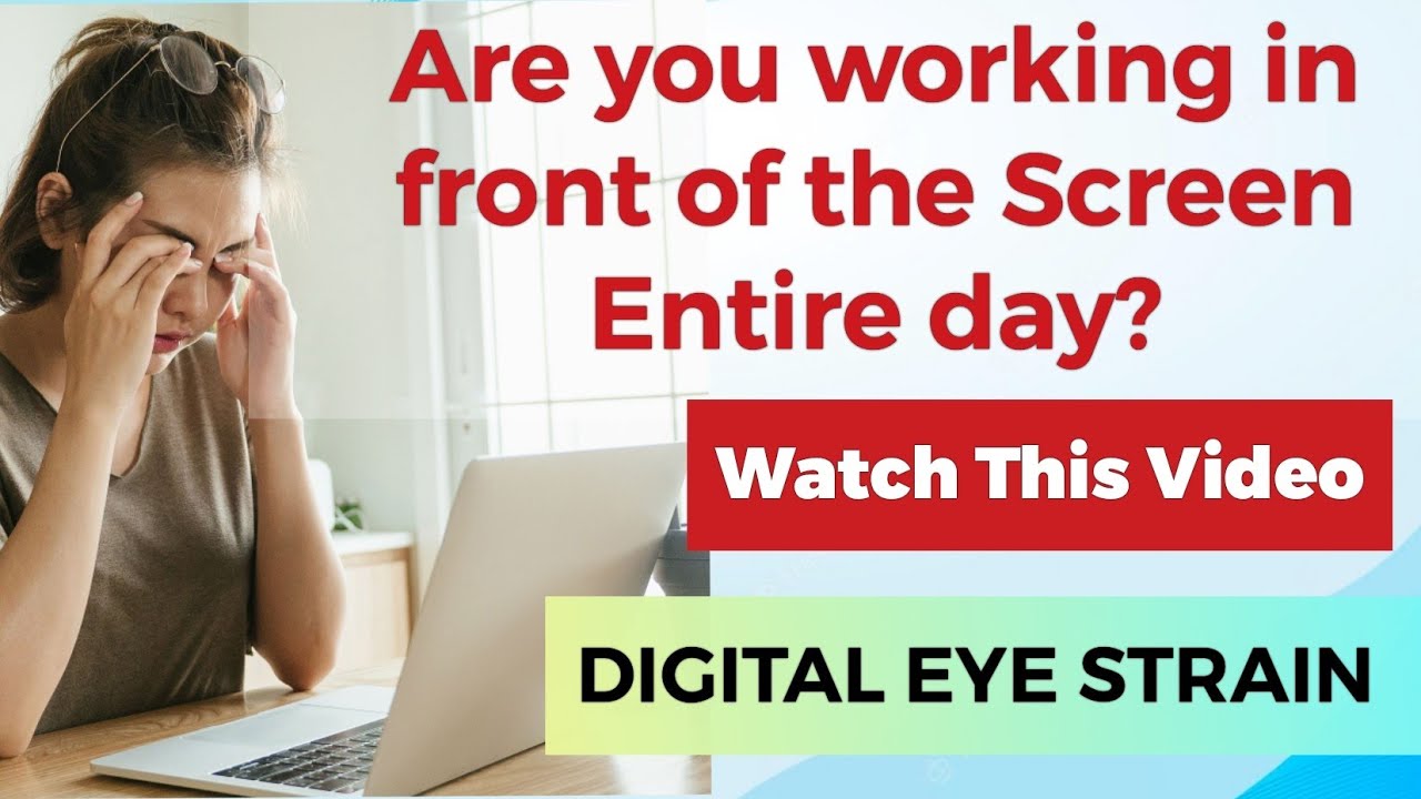 Get rid of Digital Eye Strain | 6 Eye Excercises for the people sitting ...