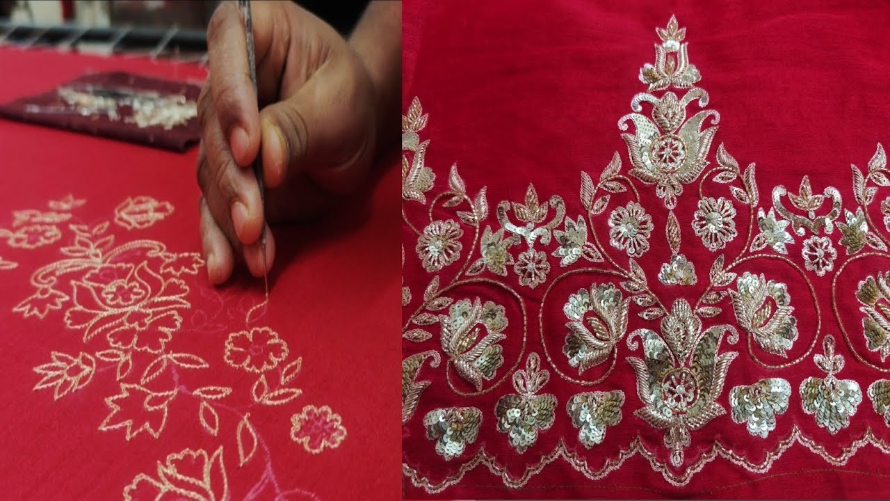 Free Aari Work Class || Basic To Advanced Aari Work || Aari Embroidery ...