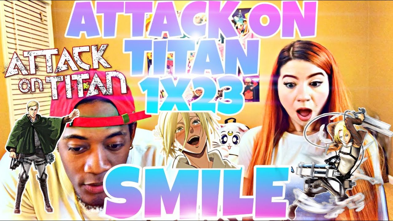 Attack On Titan 1x23 "Smile" Annie Laughing Reaction | Anime Eats - YouTube