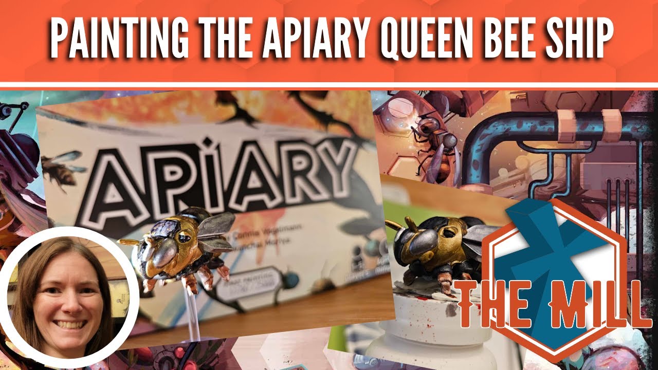 Painting the Apiary Queen Bee Ship - The Mill - YouTube