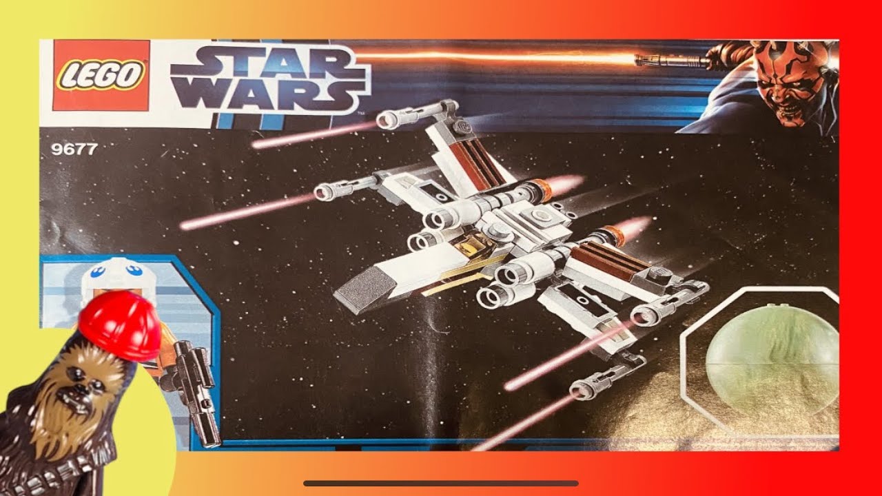 Lego Star Wars X-wing Starfighter & Yavin 4 Speed Build - YouTube