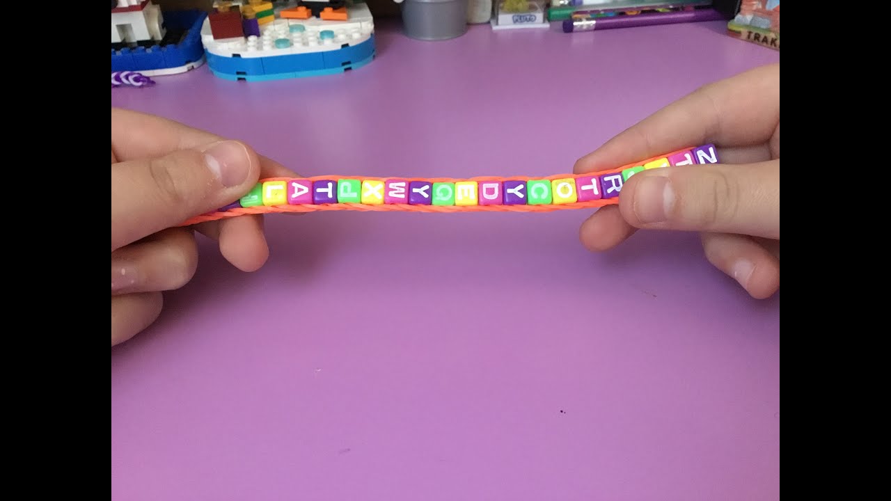 How to make a D.I.Y wacky track using rubber bands and beads!!! - YouTube