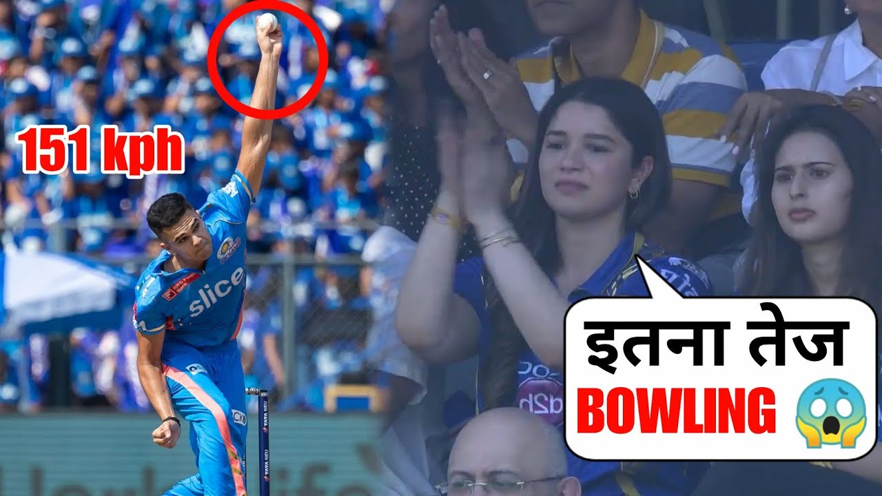Sara Tendulkar was shocked to see Arjun Tendulkar's bowling. Arjun ...