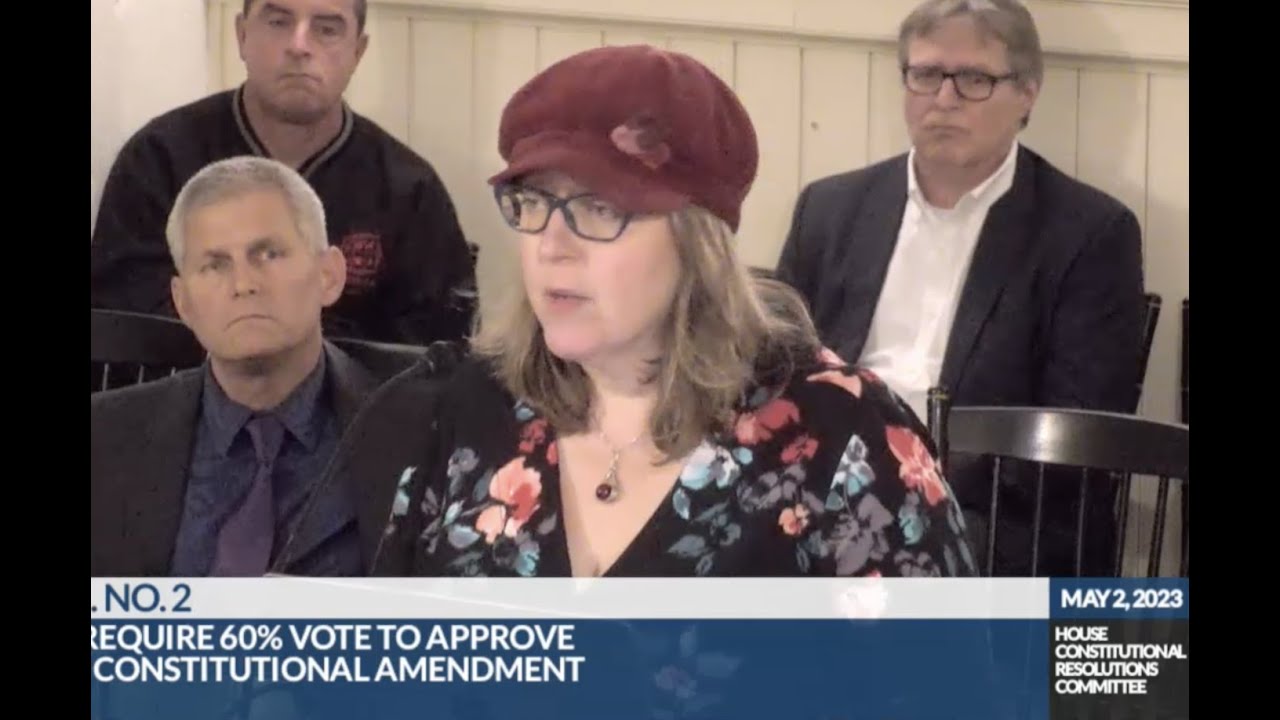 Jen Miller testimony, Ohio House Constitutional Resolutions Committee ...