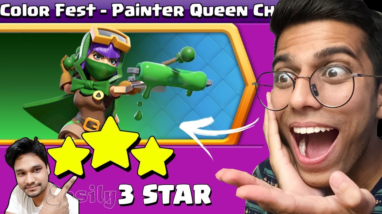 Sumit 007's Painter Queen Challenge || Easy 3 Star || বাংলা - YouTube