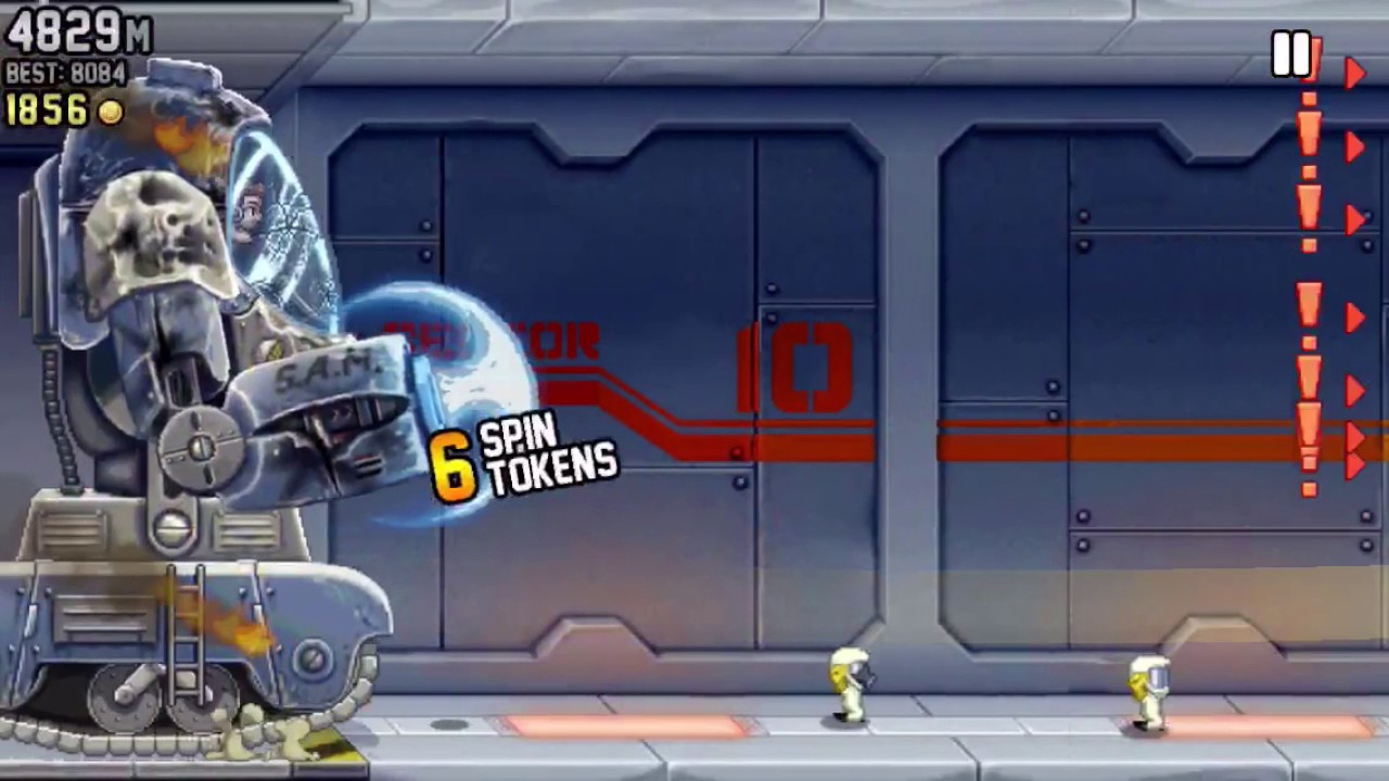 Jetpack Joyride SAM gameplay 2 (good video)2 - YouTube