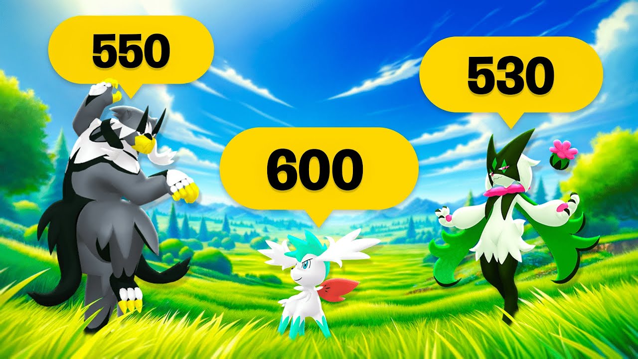 Choose Your Starter ONLY Knowing Their Base Stat Total! - YouTube