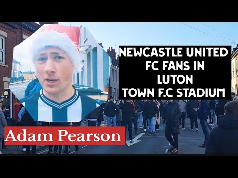 Newcastle United F.C ⚽️ Fans Arrived At Kenilworth Road Stadium Luton 🏟 ...