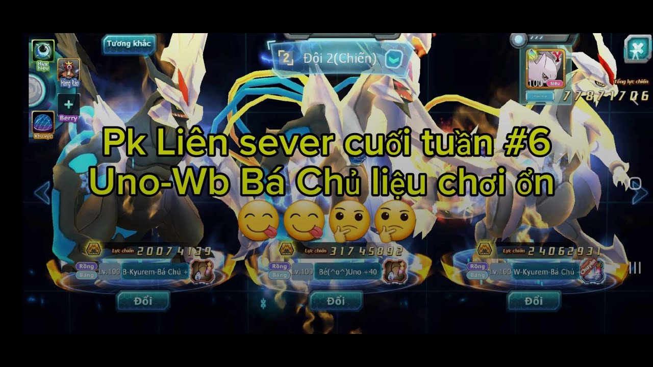 Bộ ba Unova-WB kyurem Bá Chủ ||Poke Đại Chiến - YouTube