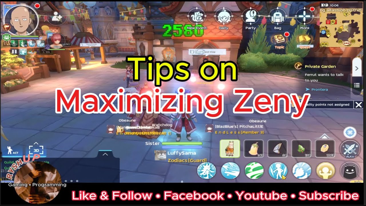 Ragnarok M Classic: 7 Tips on Maximizing Your Zeny! - YouTube