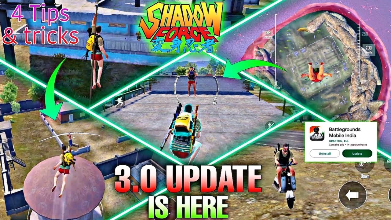 BGMI NEW UPDATE 3.0 - GUIDE, TIPS, TRICKS, & More | SHADOW FORCE MODE ...
