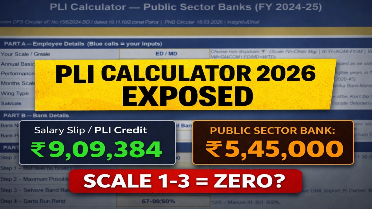 PLI Calculation Reality | Why Scale 4+ Gets More? | System Explained ...