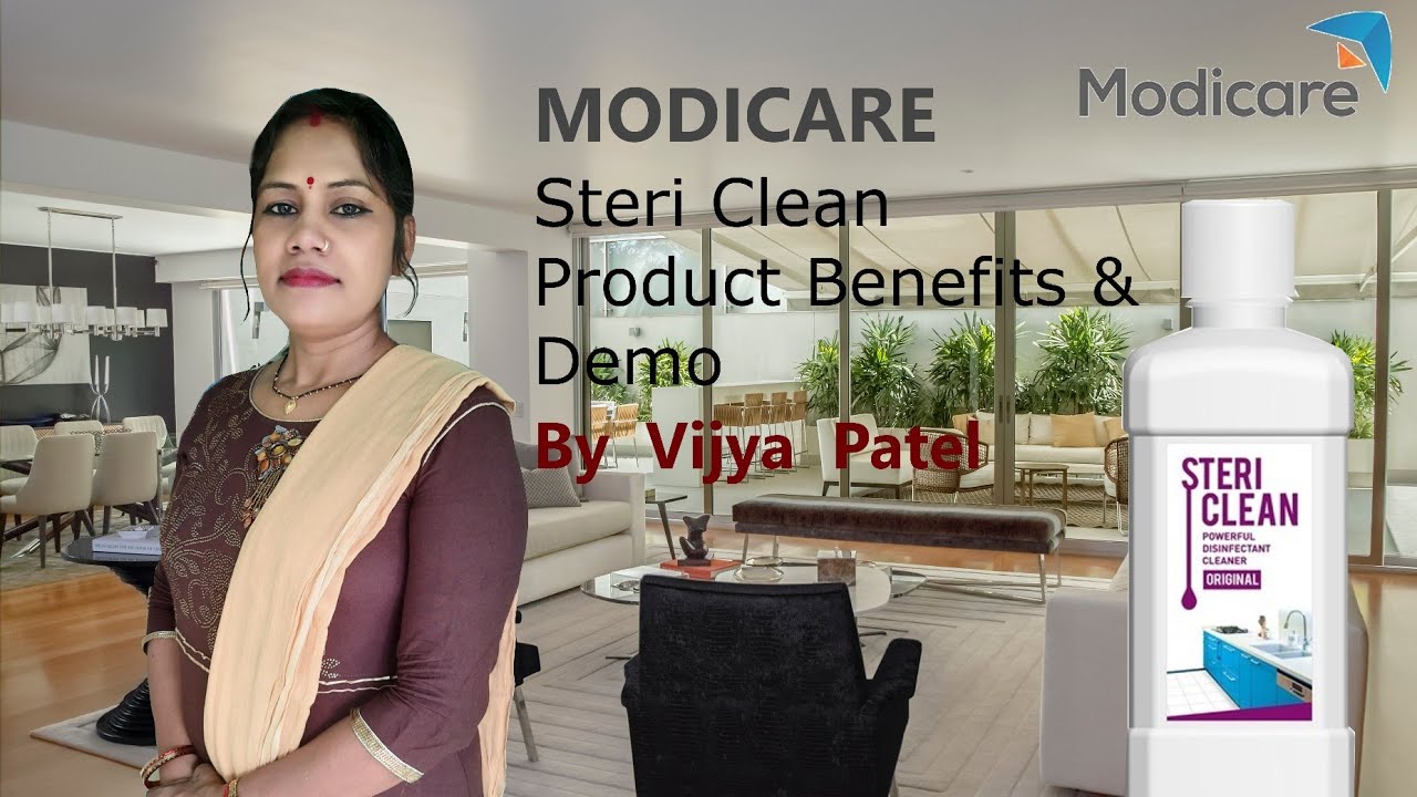 MODICARE- Steri Clean | Product Benefits & Demo | Vijya Patel - YouTube