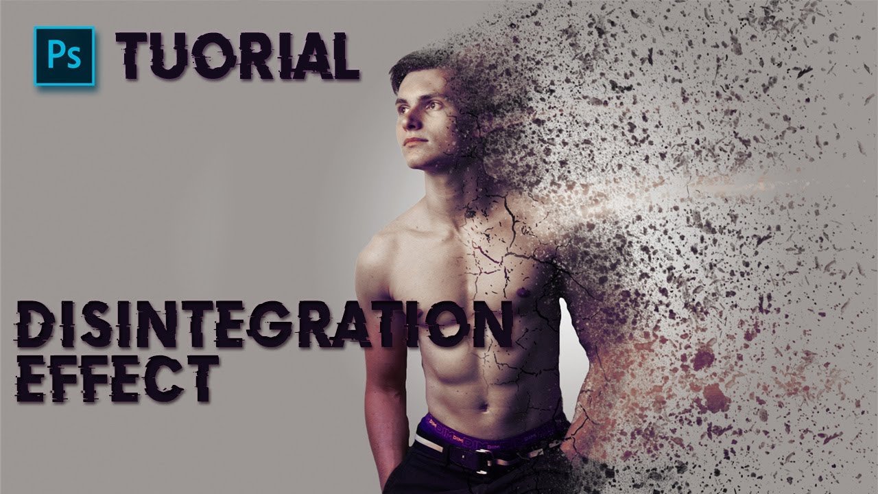 DISINTEGRATION effect | photoshop tutorial - YouTube