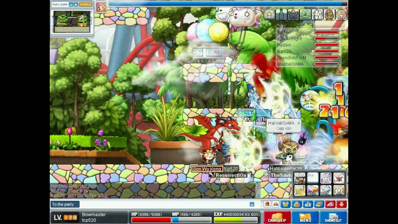 MapleSEA Malaysia Map Scarlion Boss - 6 Men in 33 mins Part I - YouTube