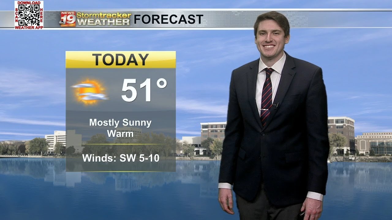 Near record breaking high temperatures for the middle of the week - YouTube