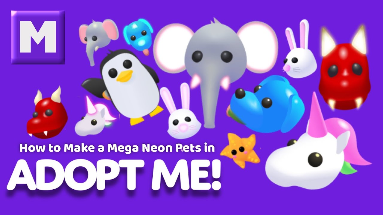 How to Make a Mega Neon Pets in Adopt Me! (Roblox) - YouTube