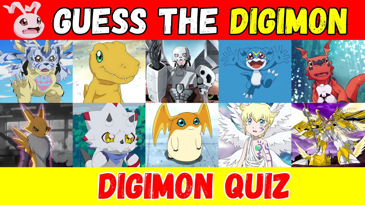 Guess the Digimon | Digimon Quiz - YouTube