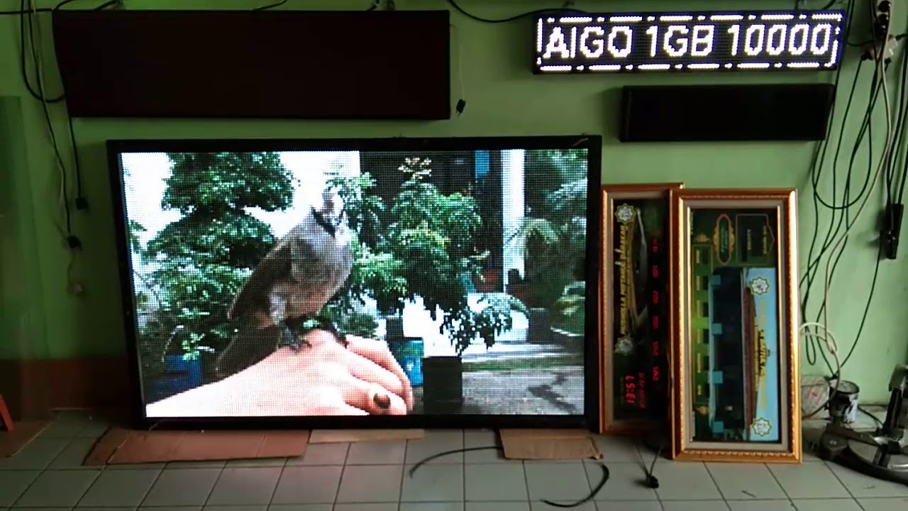 Mini videotron P8 outdoor ukuran 96x160 - YouTube