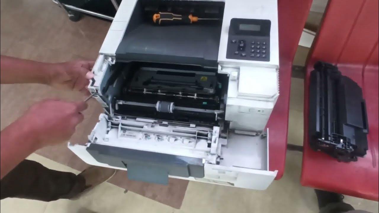 How to Clean /service Scanner Unit /laser unit HP LaserJet Pro M501 ...