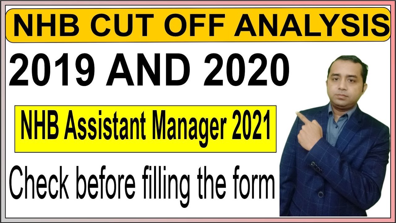 NHB Previous Year Cutoff 2019 & 2020 | NHB Assistant Manager ...