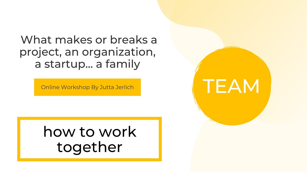 [collabcocreate] stop TEAM part 2: How to work together - YouTube