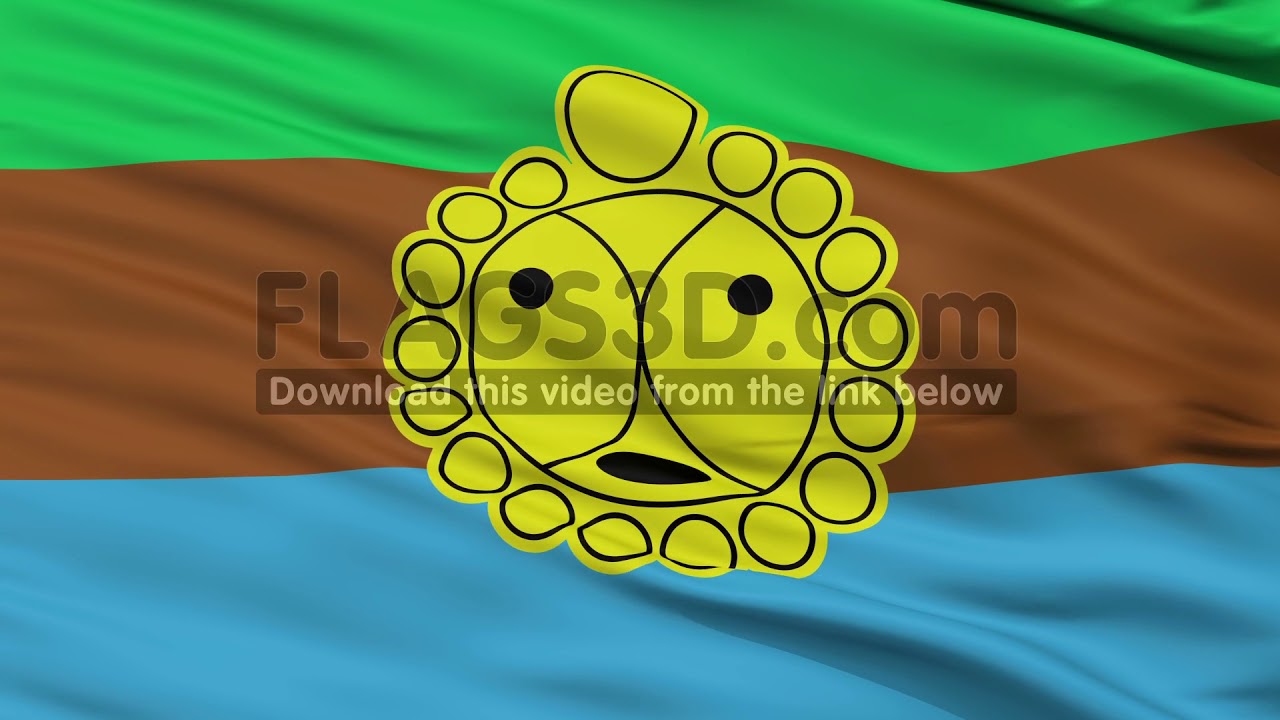 Closeup Utuado city flag, Puerto Rico - YouTube