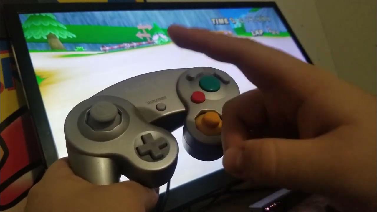 how to trick in mario kart wii with a gamecube controller - YouTube