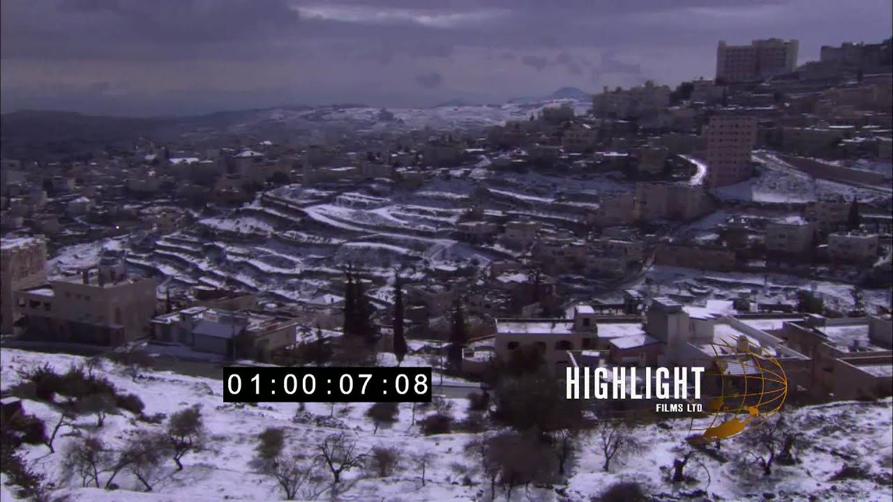 HD video screener: Bethlehem in the snow - YouTube