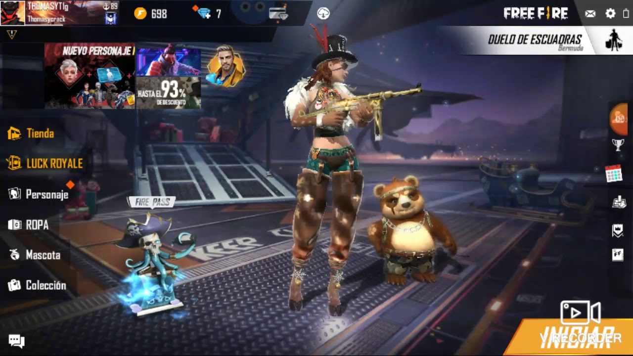 Free fire jugando nuevo modo de juego dispara y cubrete - YouTube