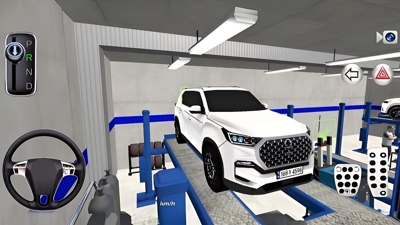 New Rexton SUV Auto Repair Shop Driving Funny Gameplay| 3D Driving ...