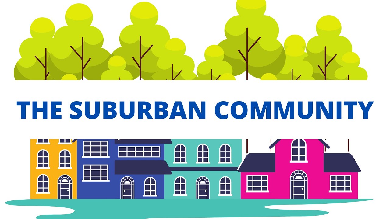 TYPES OF COMMUNITIES WITH TEACHER KELLY #3: THE SUBURBAN COMMUNITY ...